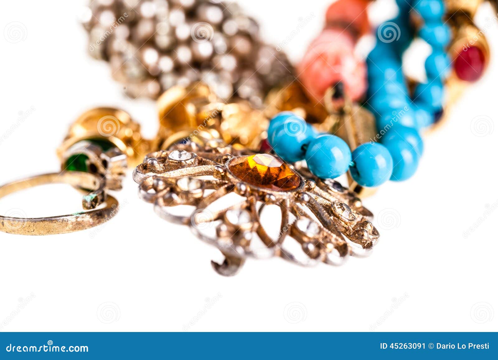 Jewelry stock image. Image of jewel, copy, isolated, assortment - 45263091