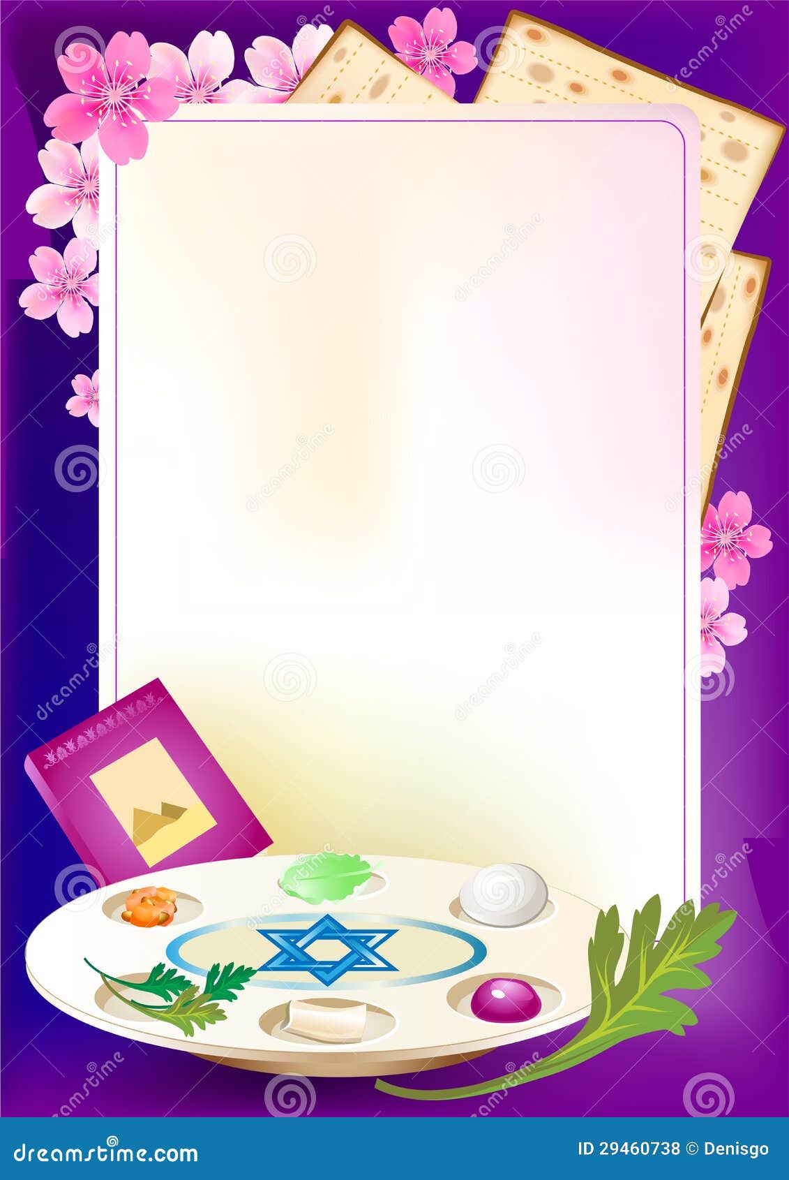 Jewish Celebrate Pesach Passover with Eggs Stock Vector - Illustration ...