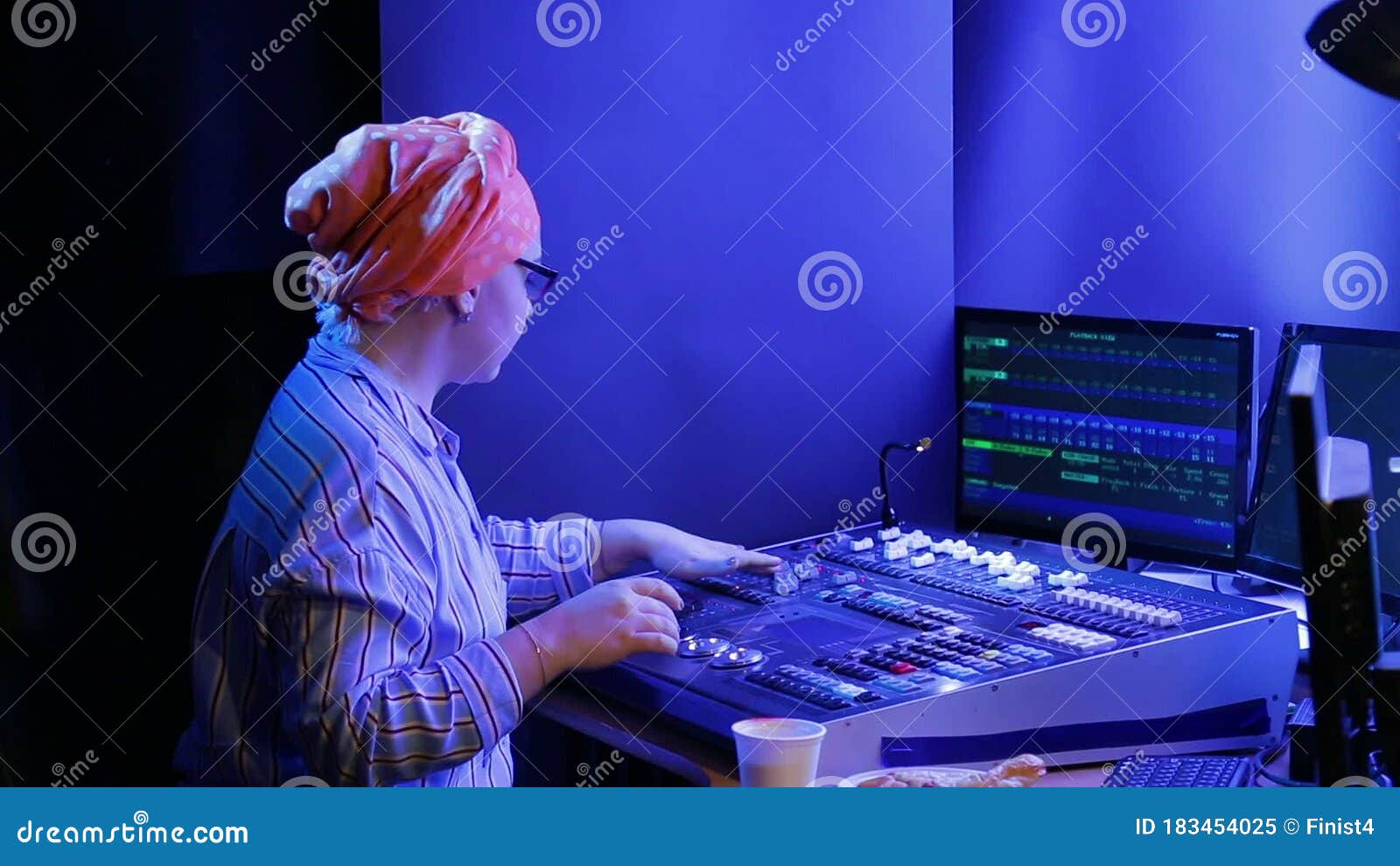 A Jewish Female Lighting Engineer Makes Lights for a Show and Drinks ...