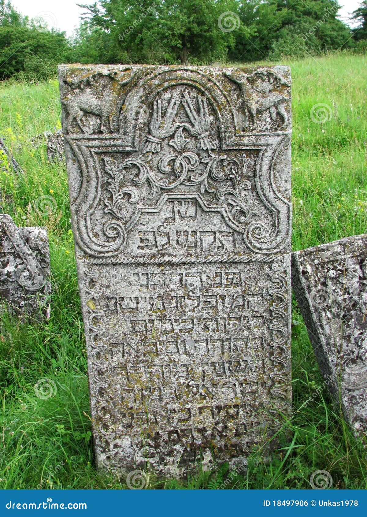 Jewish gravestone stock photo. Image of belief, maceba - 18497906