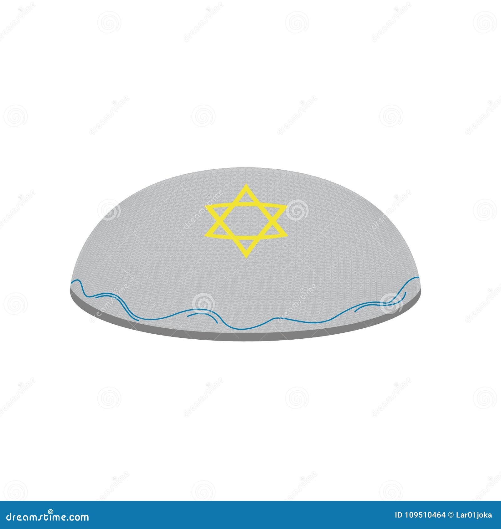 Jewish Kippa Image Vector Illustration | CartoonDealer.com #109556122