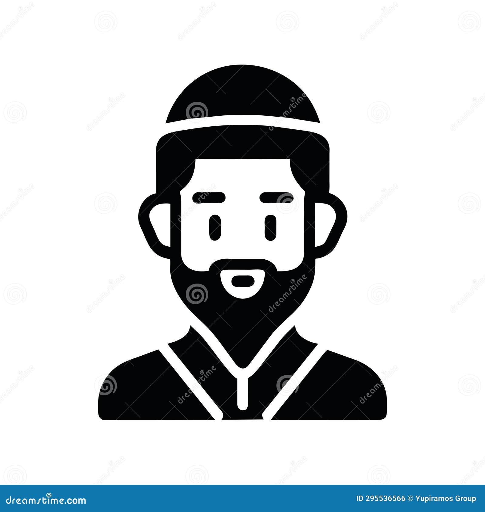 Jewish man icon stock vector. Illustration of israel - 295536566