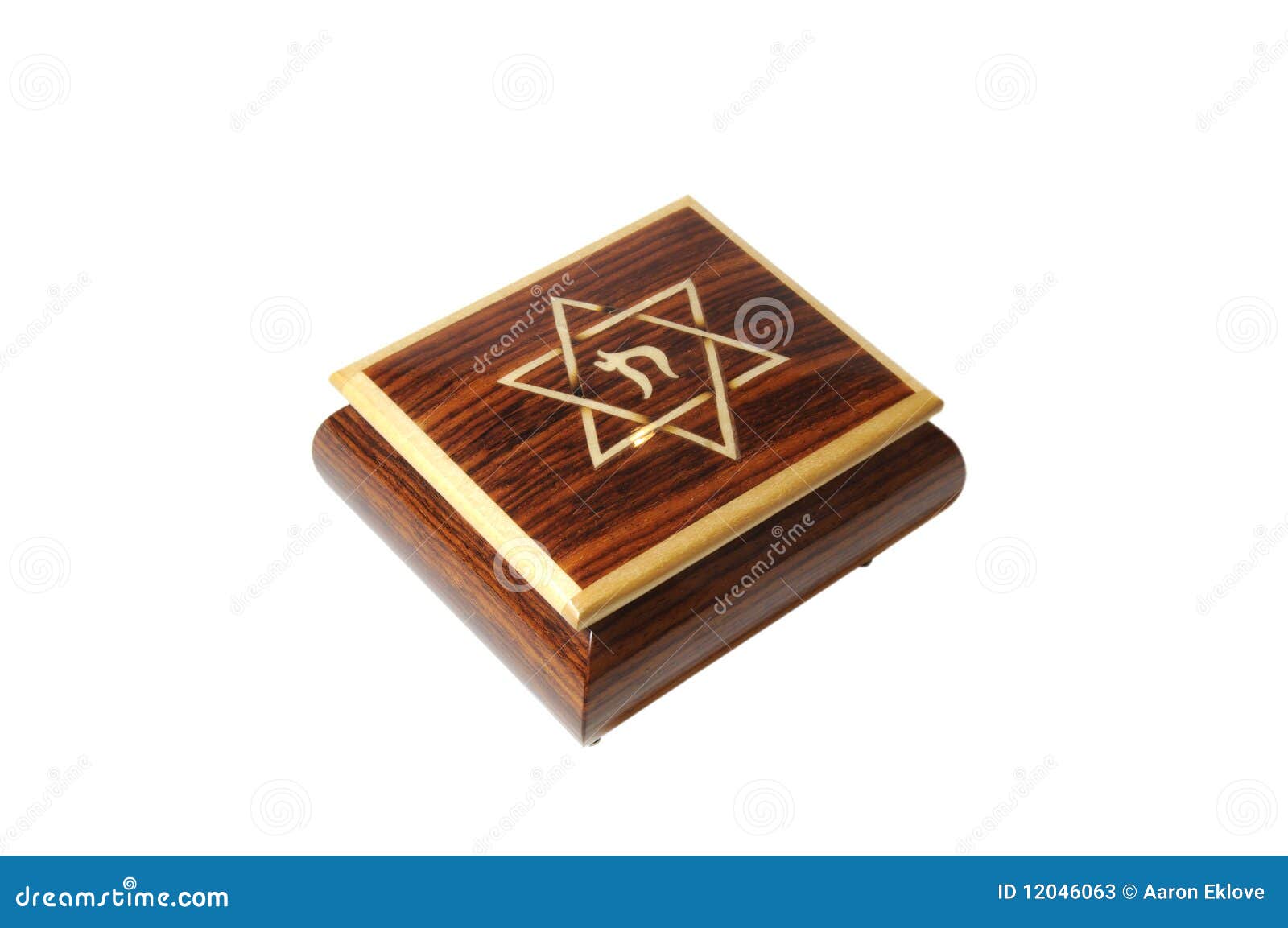 Jewish Music Box stock image. Image of wooden, square - 12046063