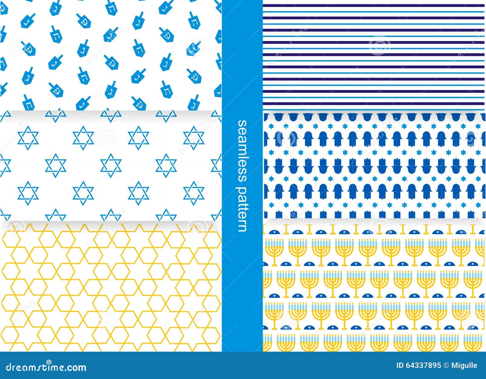 Jewish pattern stock vector. Illustration of hand, israeli - 64337895