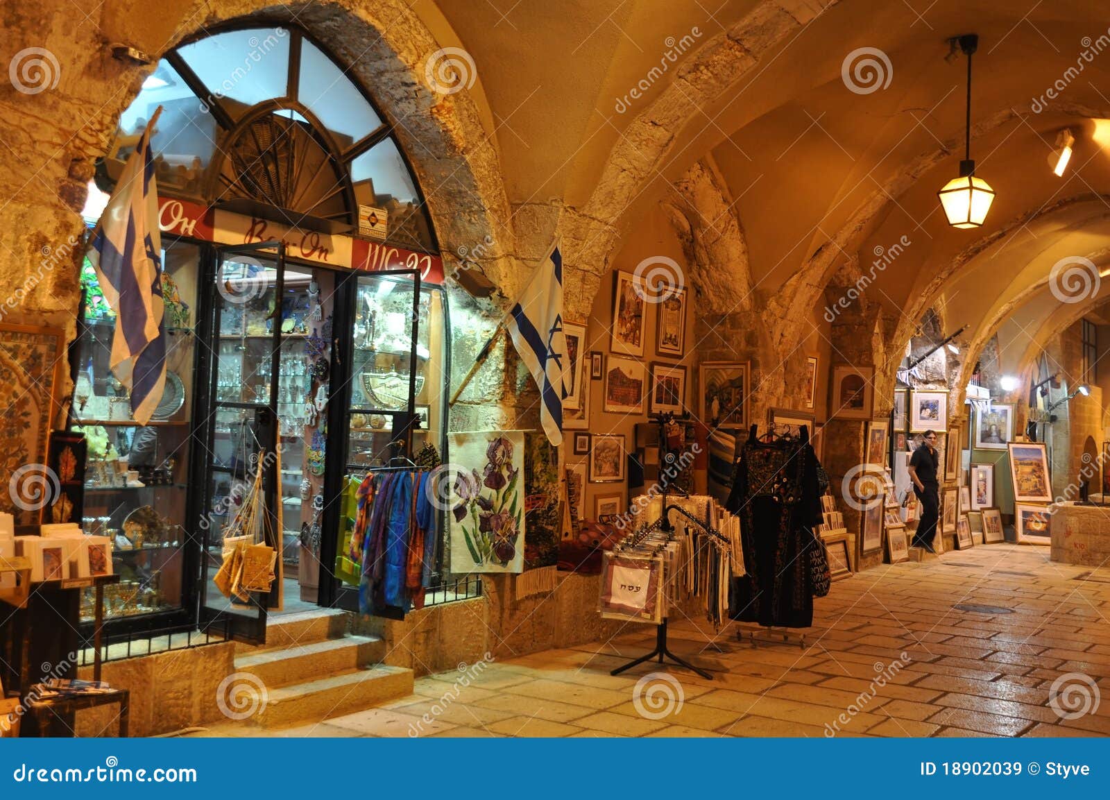 Jewish Quarter Bazaar in Old Jerusalem Editorial Stock Image - Image of ...