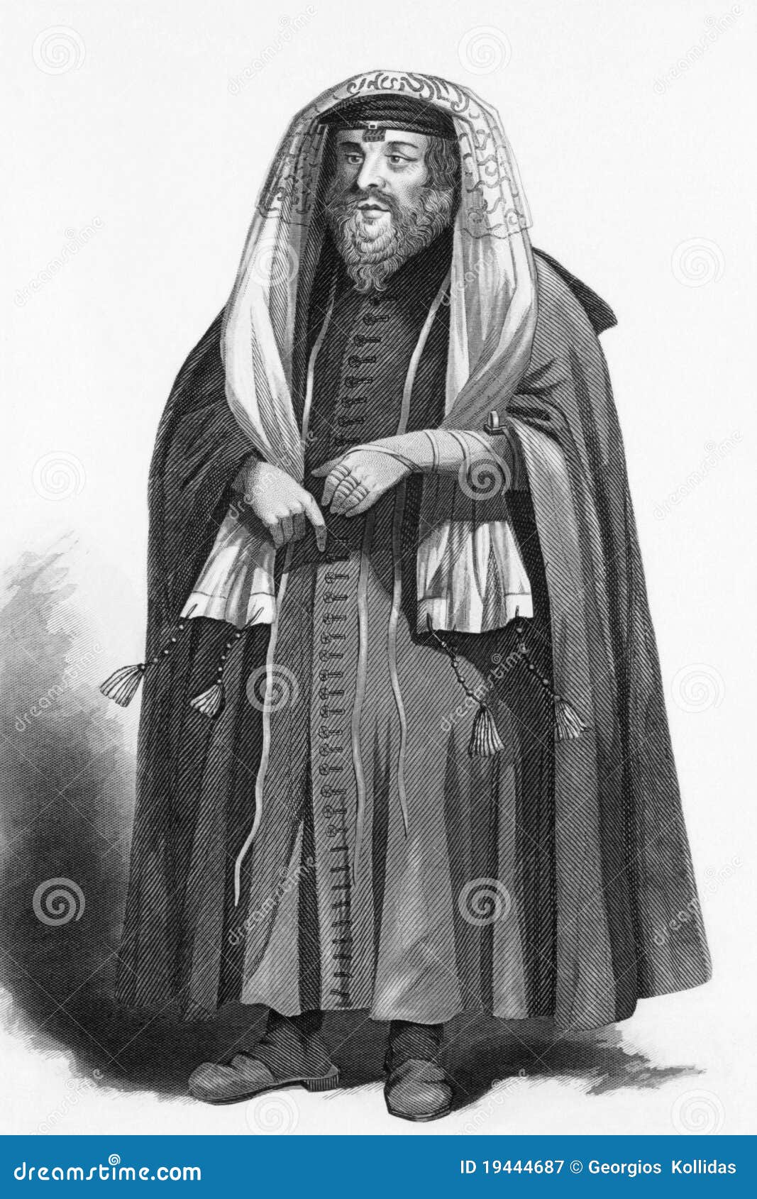 Jewish Rabbi Dressed for Prayers Editorial Photography - Image of ...