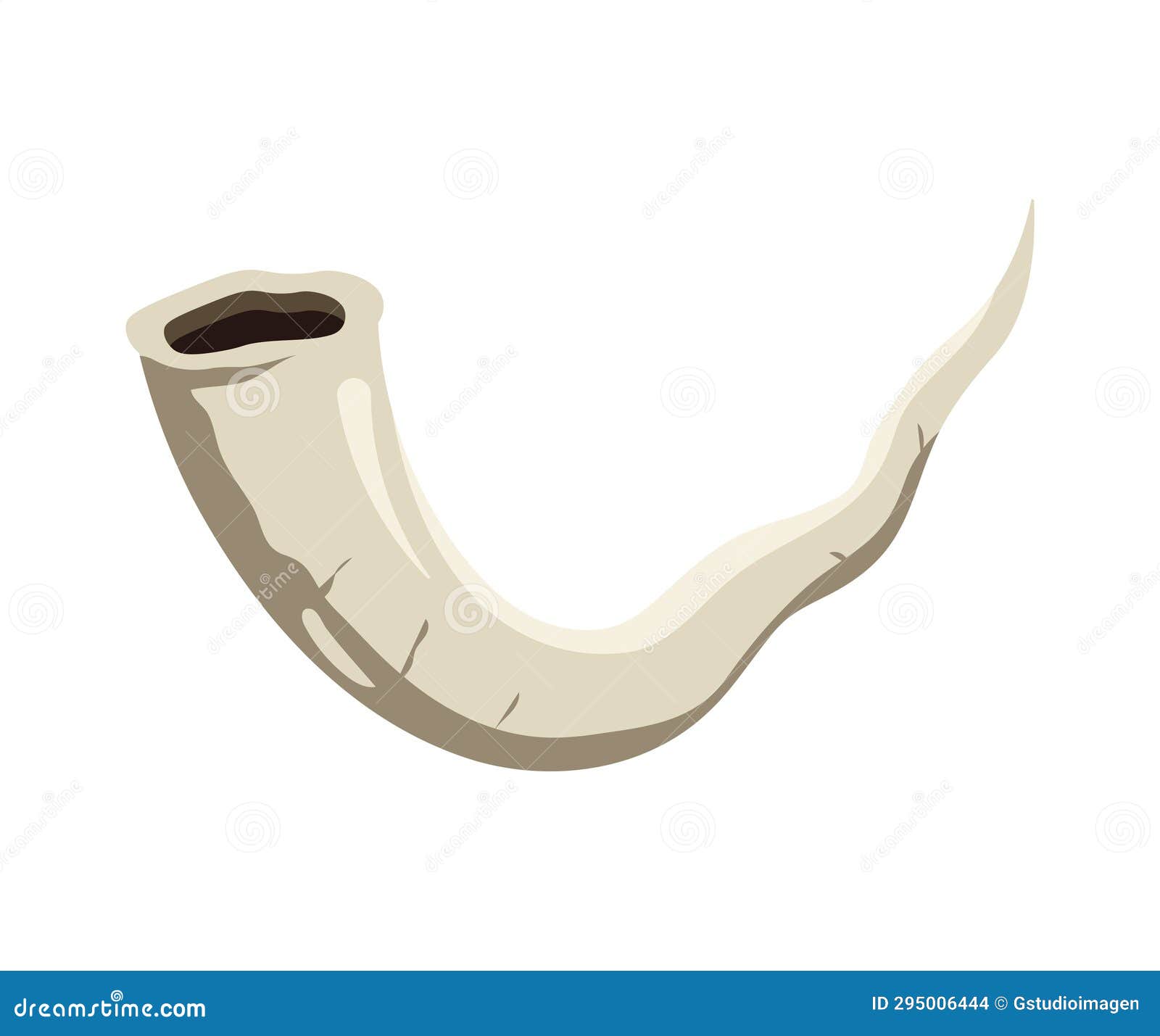 Jewish shofar symbol stock illustration. Illustration of hashanah ...
