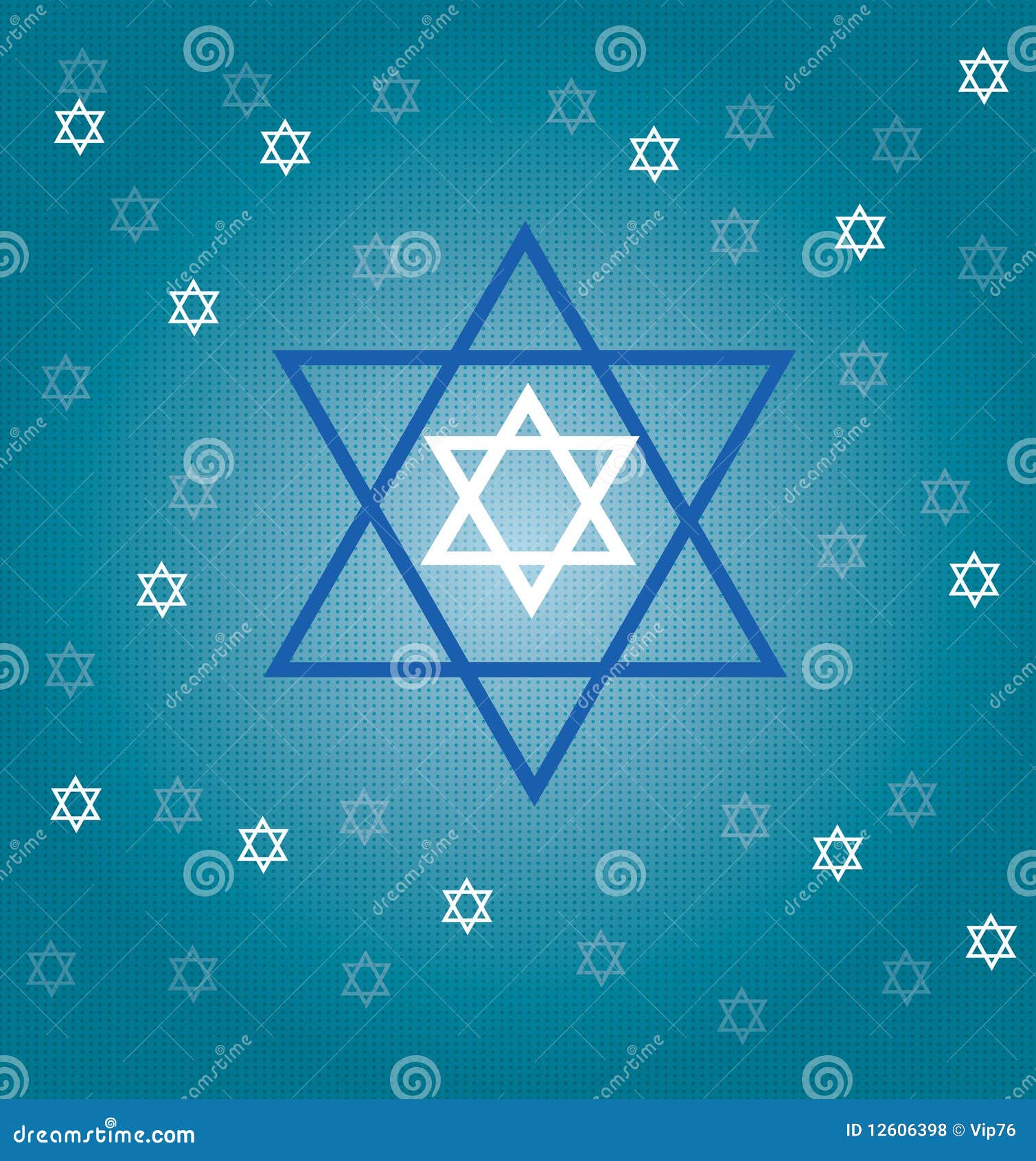 Jewish stars stock vector. Illustration of holiday, jewish - 12606398