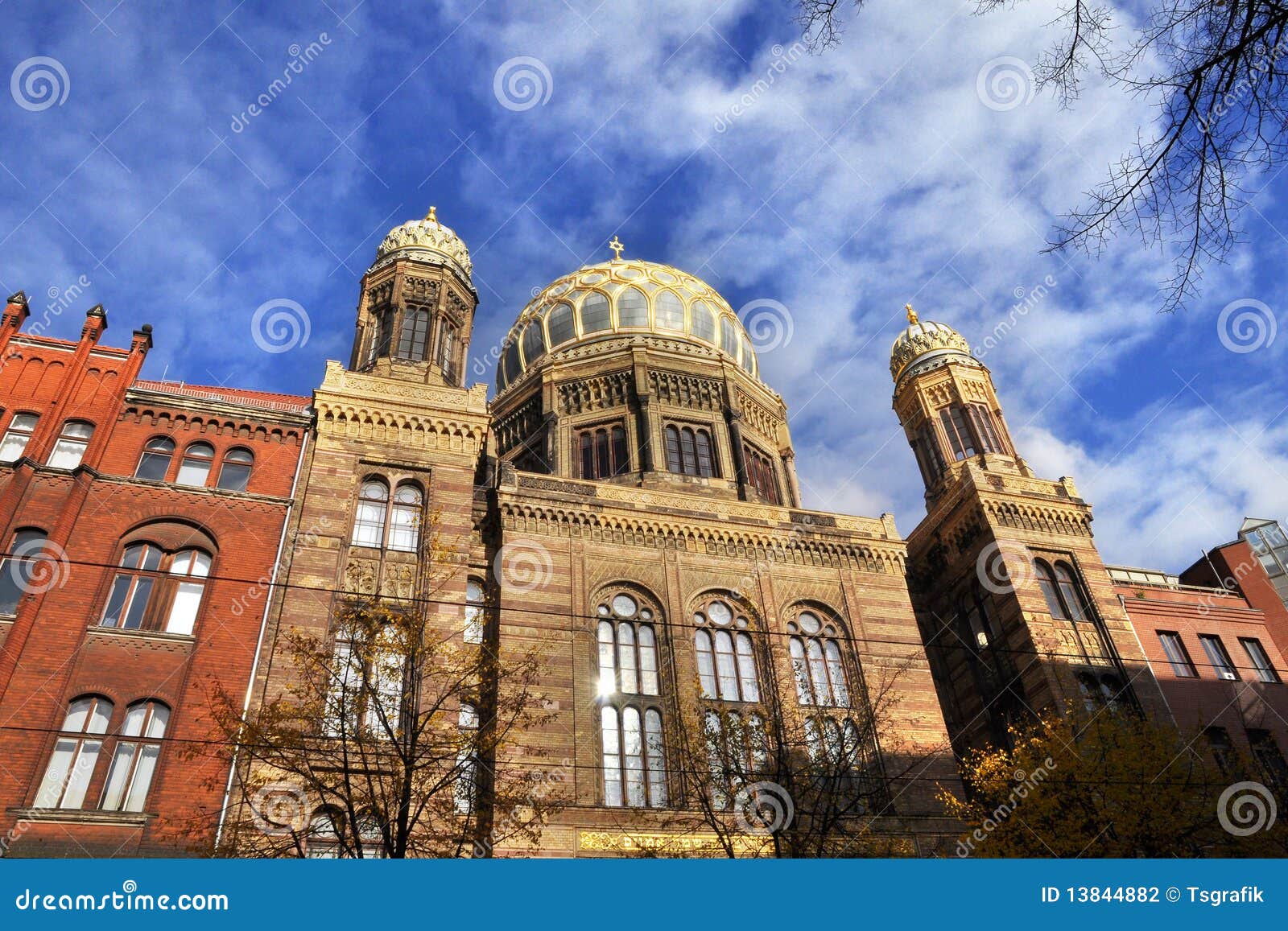 The Jewish Synagogue in Berlin II Stock Photo - Image of landmark, holy ...