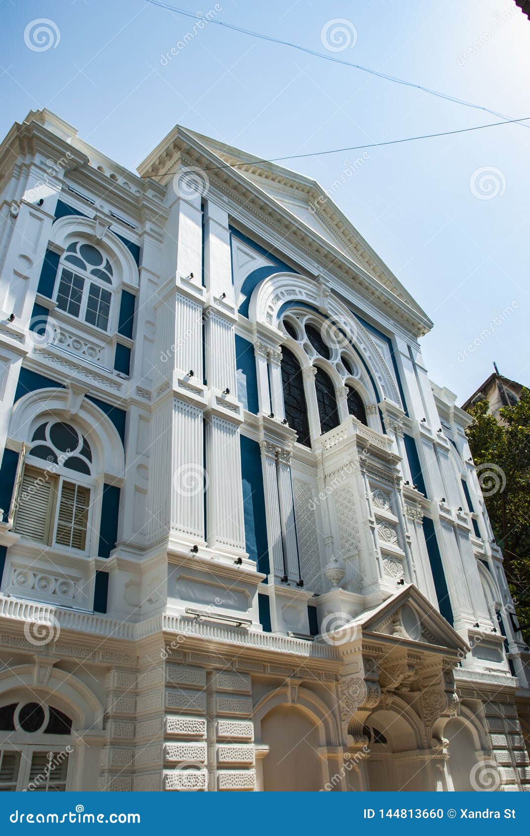 Jewish Synagogue in Mumbai in India Stock Photo - Image of india, tower ...