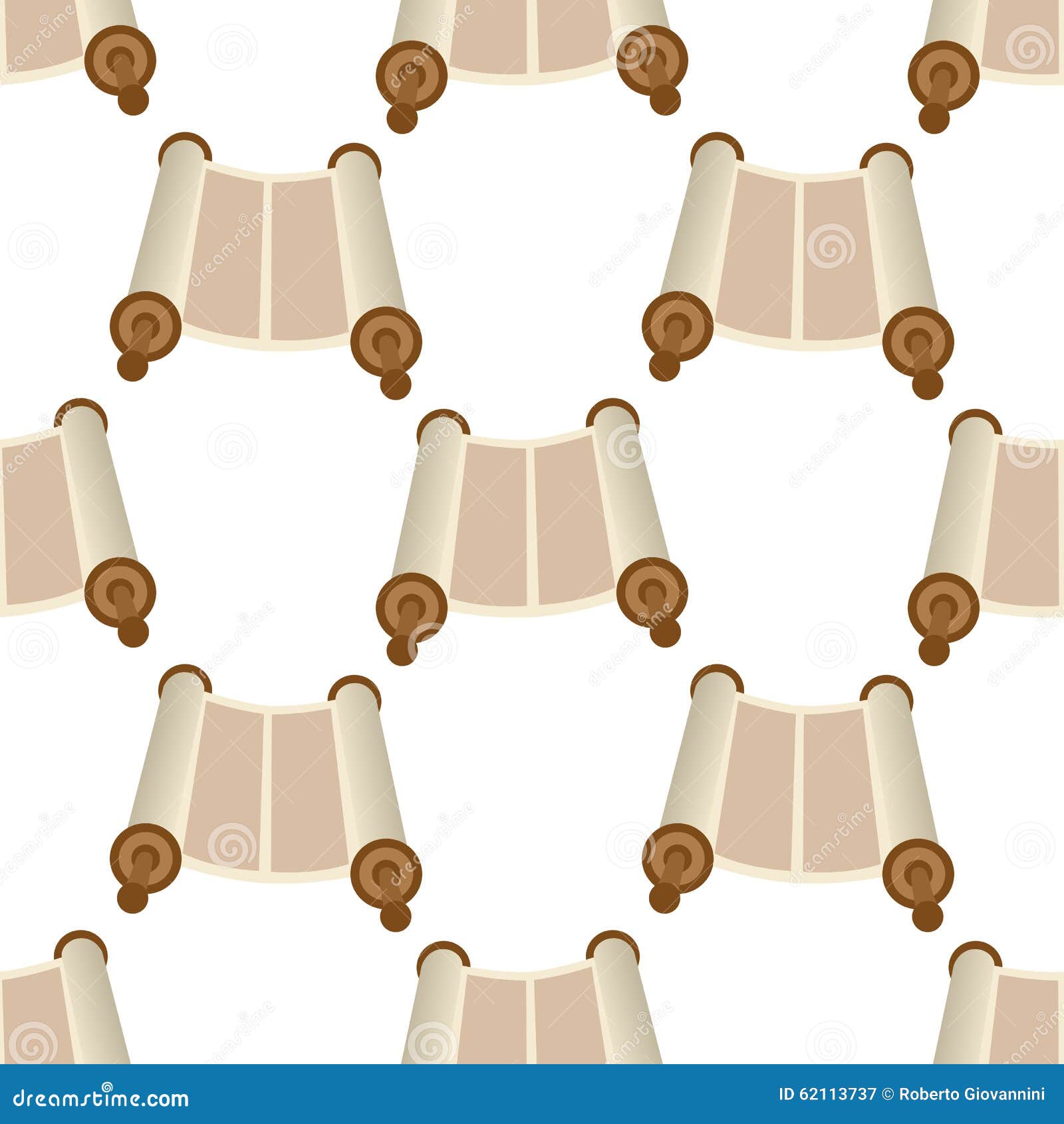 Torah Scroll Book Bible Shavuot Illustration.Ancient Scroll Parchment ...