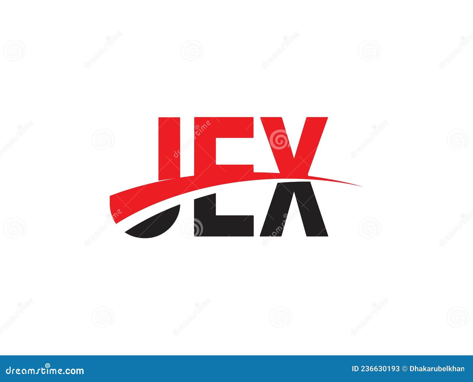 JEX Letter Initial Logo Design Vector Illustration Stock Vector ...