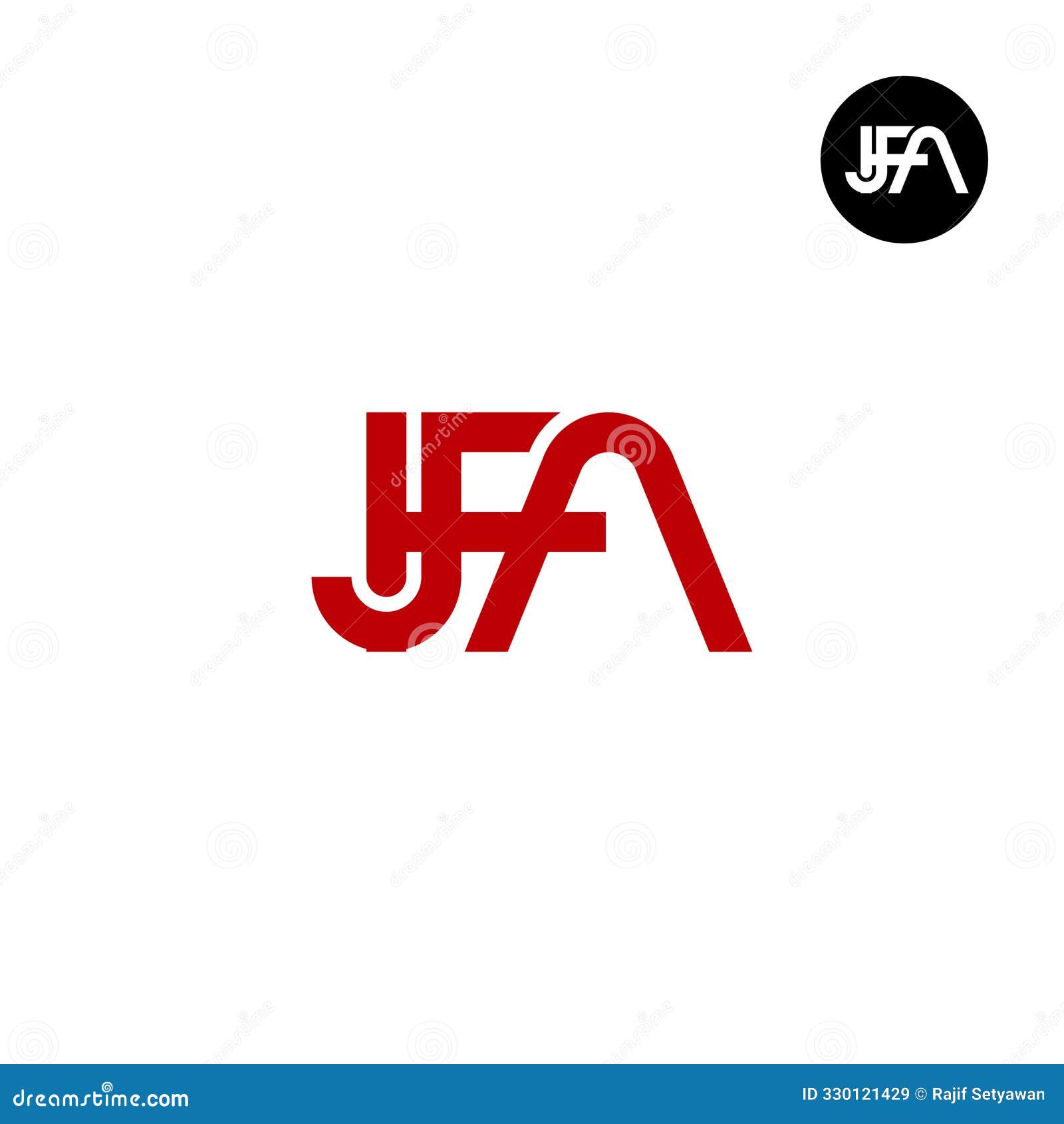 JFA Logo Letter Monogram Design Stock Vector - Illustration of ...