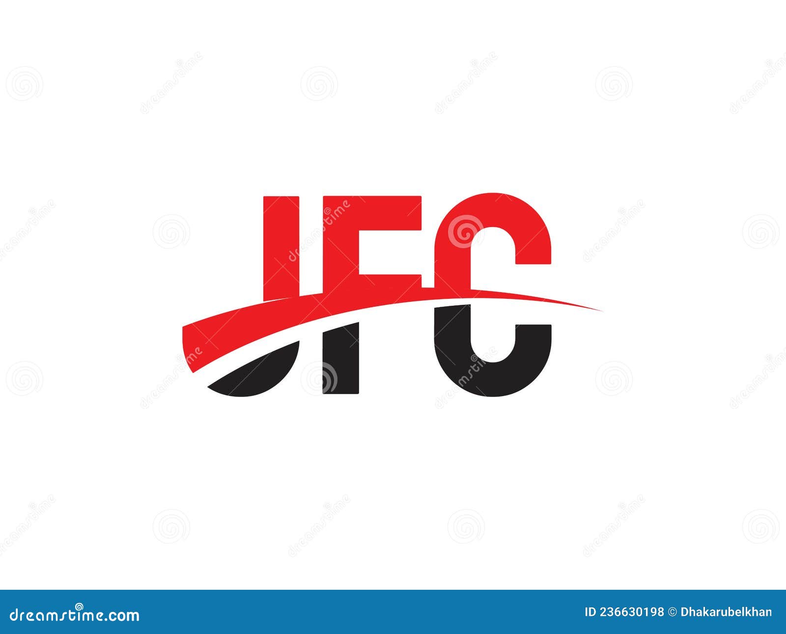 JFC Letter Initial Logo Design Vector Illustration Stock Vector ...