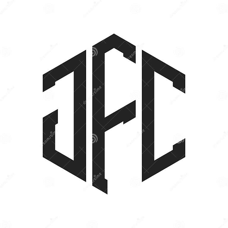 JFC Logo Design. Initial Letter JFC Monogram Logo Using Hexagon Shape ...