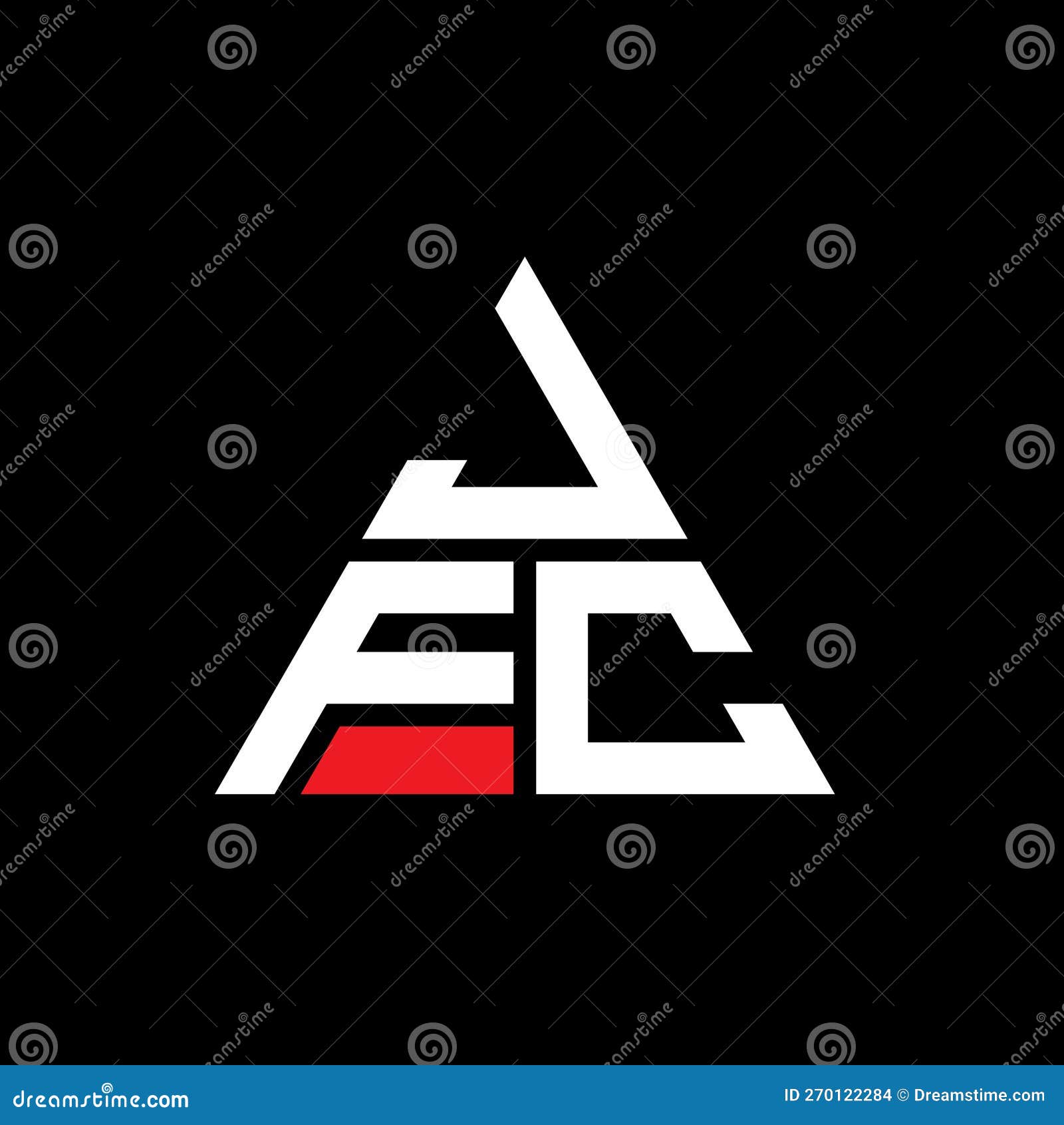 JFC Triangle Letter Logo Design with Triangle Shape. JFC Triangle Logo ...