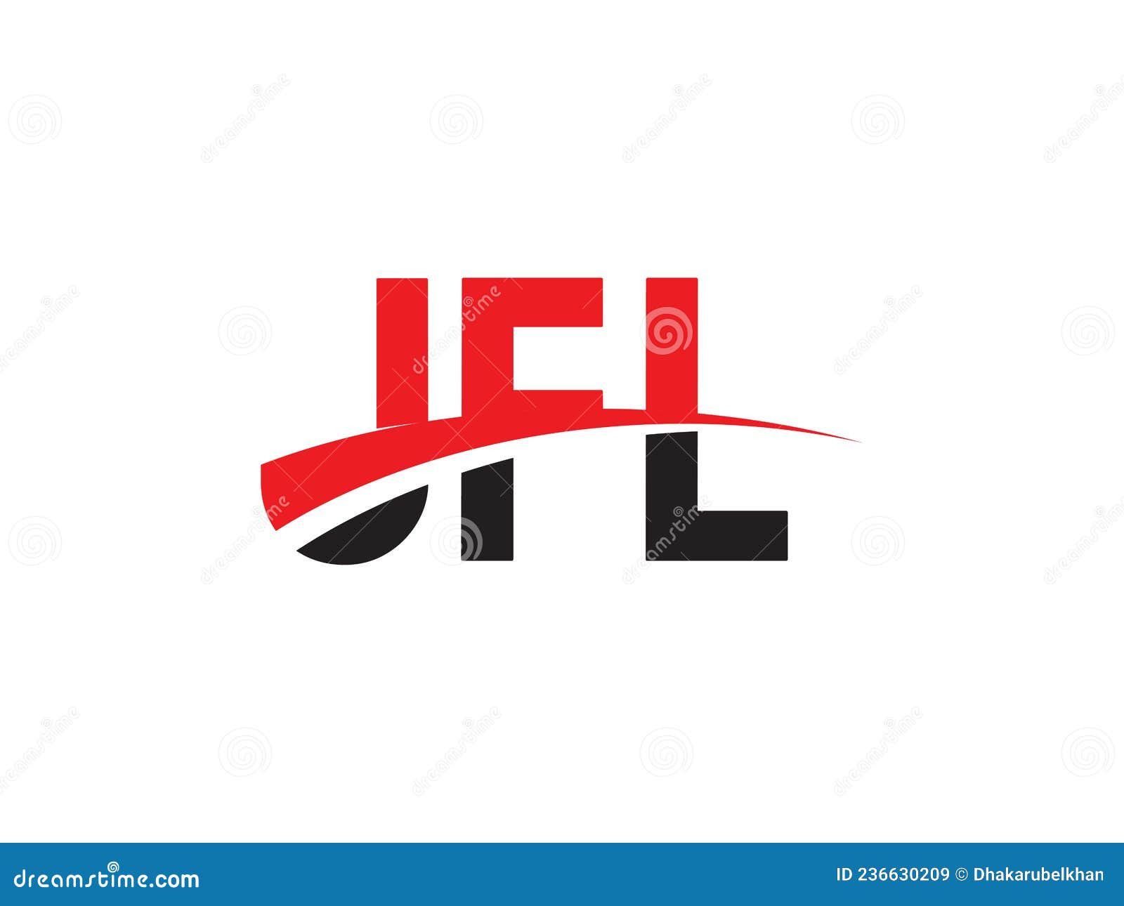 JFL Letter Initial Logo Design Vector Illustration Stock Vector ...