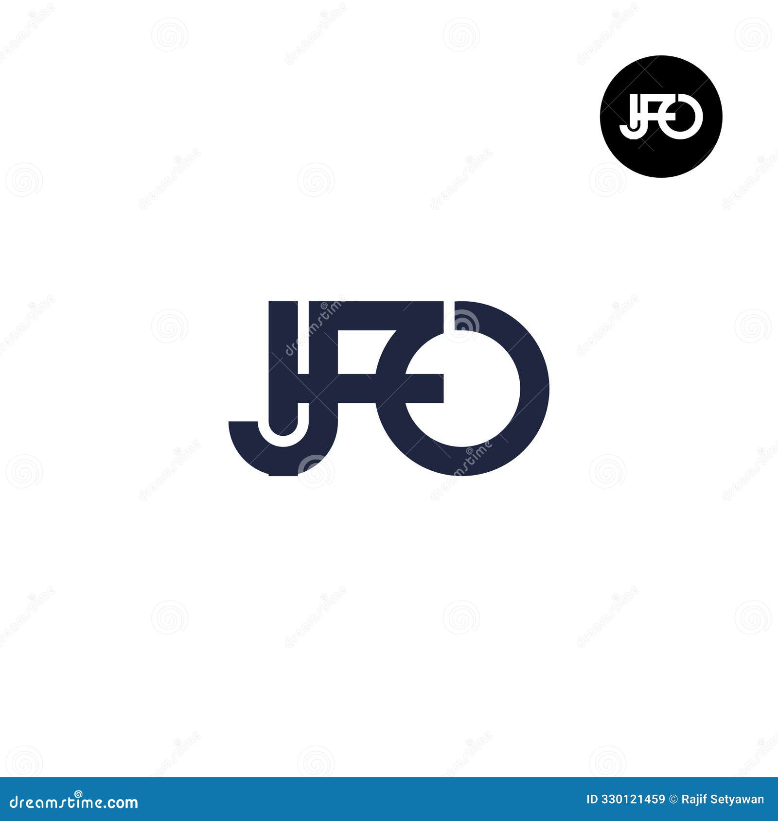 JFO Logo Letter Monogram Design Stock Vector - Illustration of ...