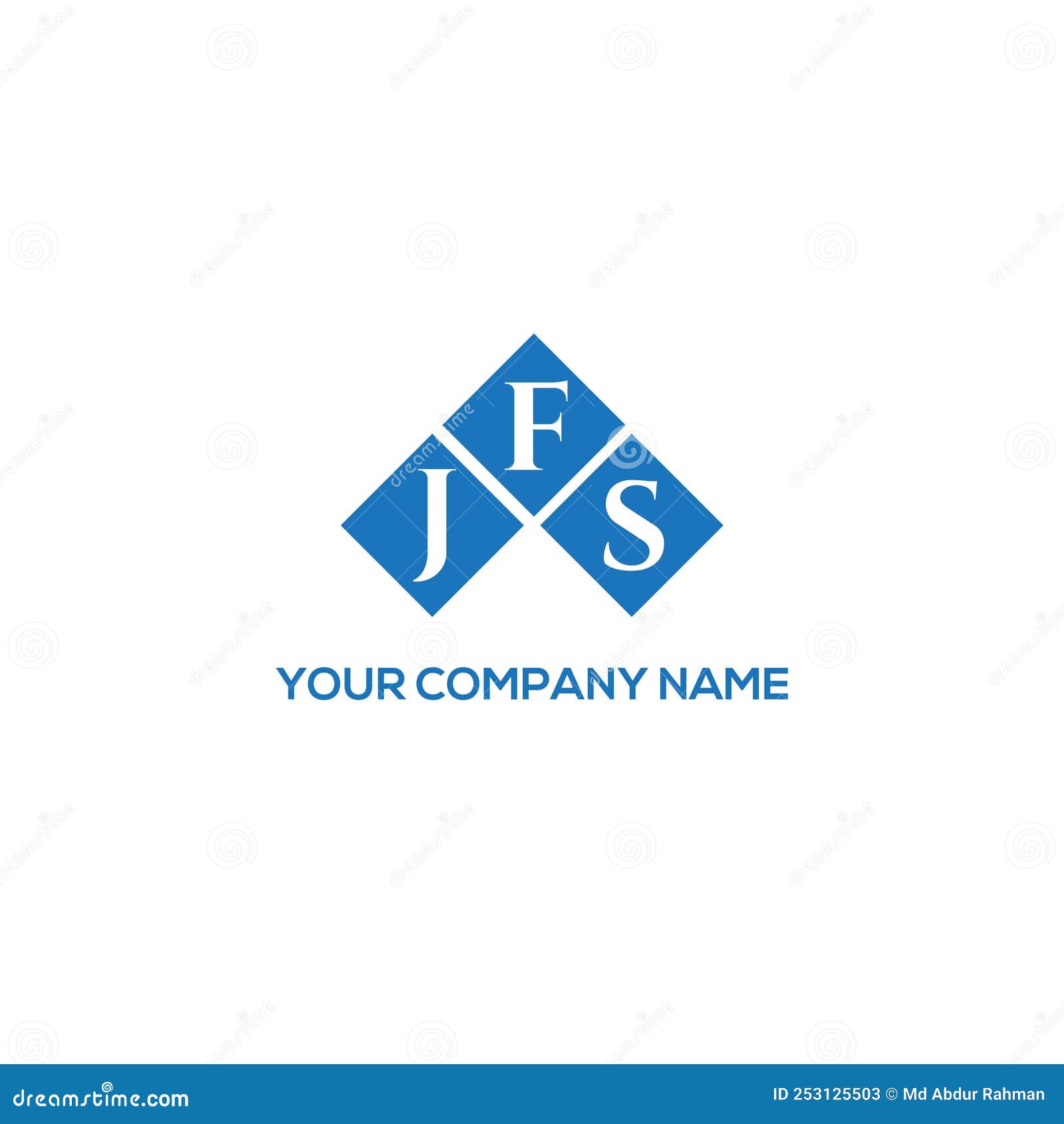 JFS Letter Logo Design On WHITE Background. JFS Creative Initials ...