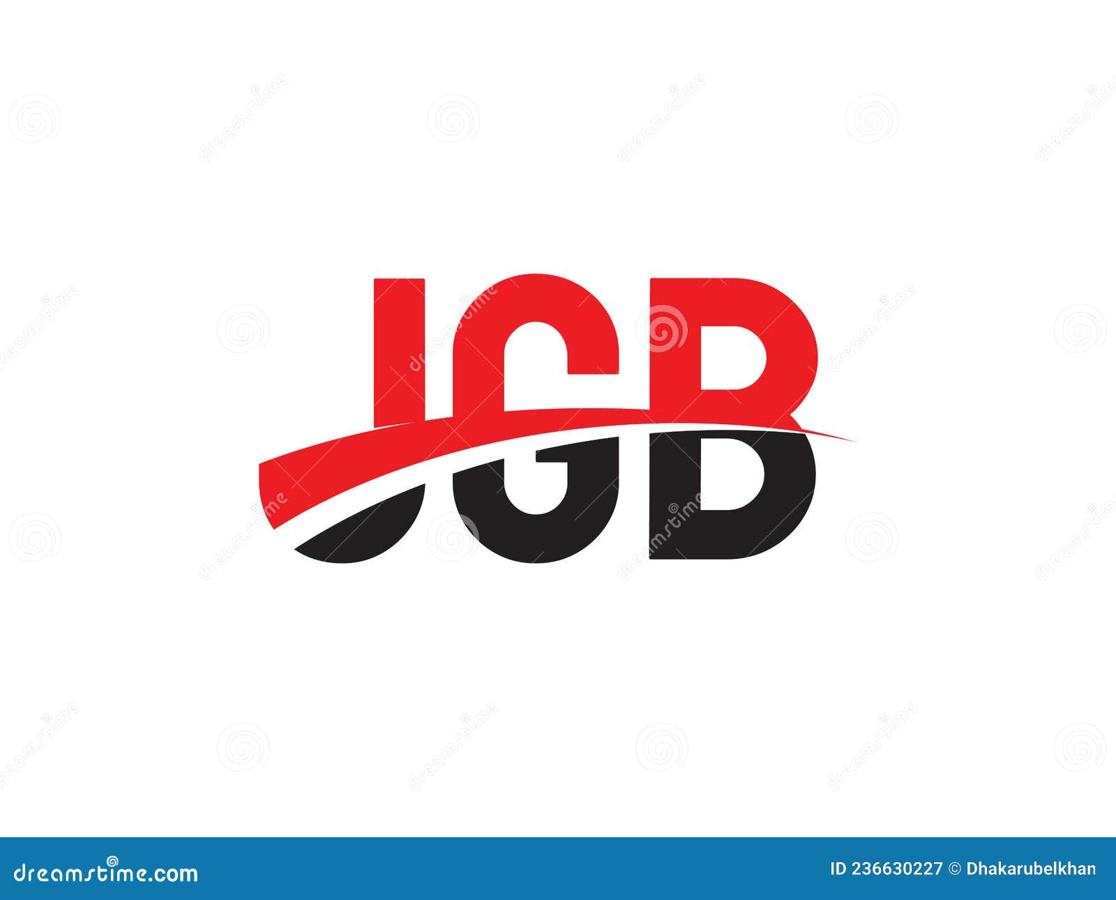 JGB Letter Initial Logo Design Vector Illustration Stock Vector - Illustration of initial, icon ...