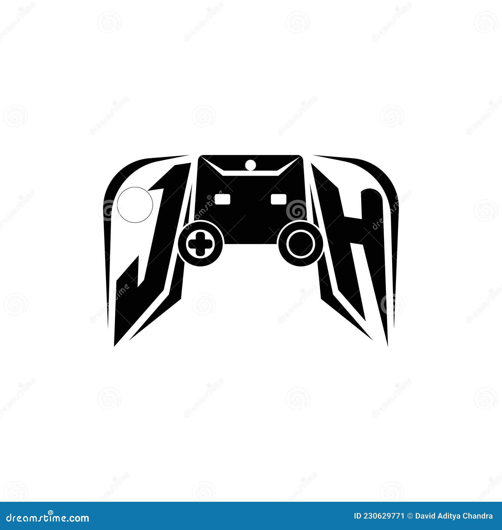 JH Monogram ESports Console Stock Vector - Illustration of logos ...