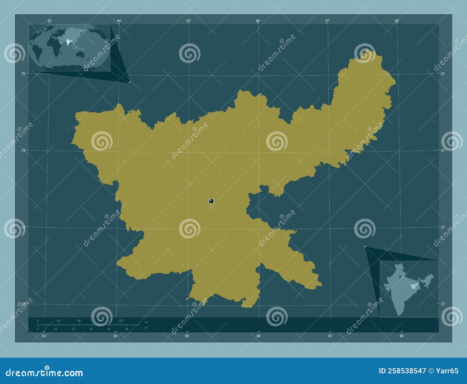 Jharkhand, India. Solid. Capital Stock Illustration - Illustration of ...