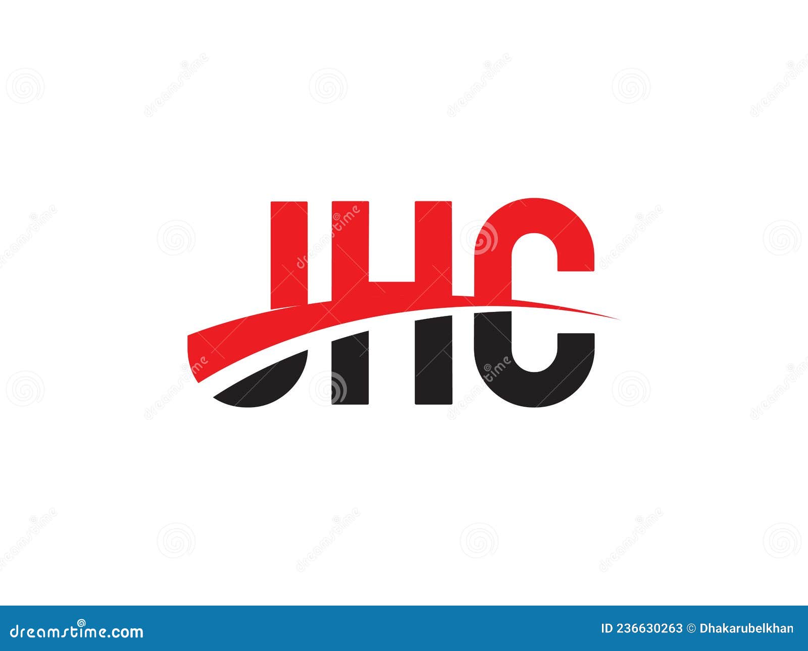 JHC Letter Initial Logo Design Vector Illustration Stock Vector ...