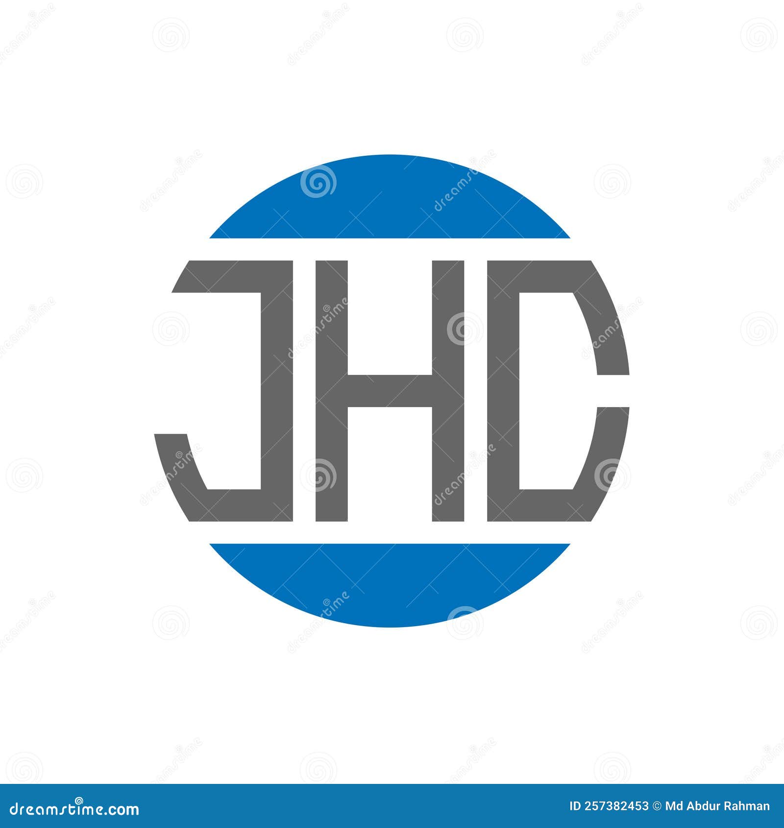 JHC Letter Logo Design on White Background. JHC Creative Initials ...