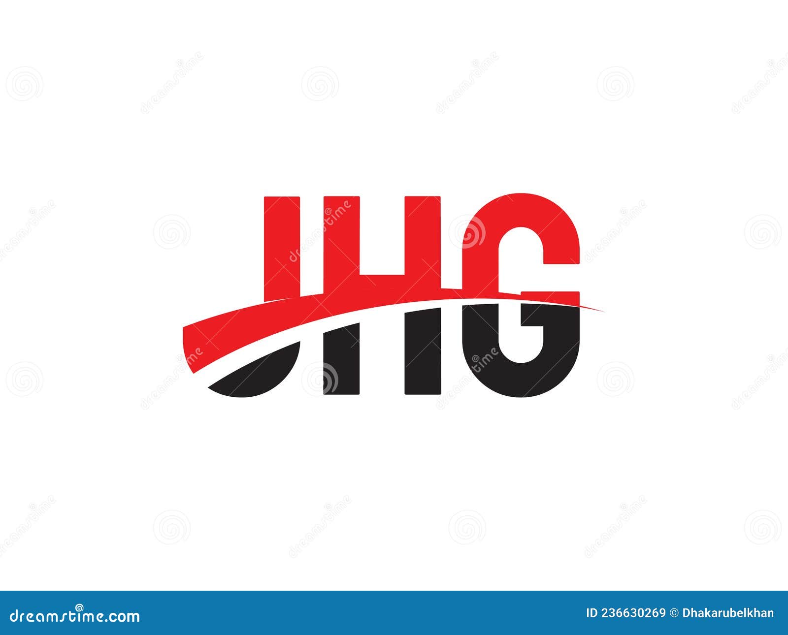 JHG Letter Initial Logo Design Vector Illustration Stock Vector ...