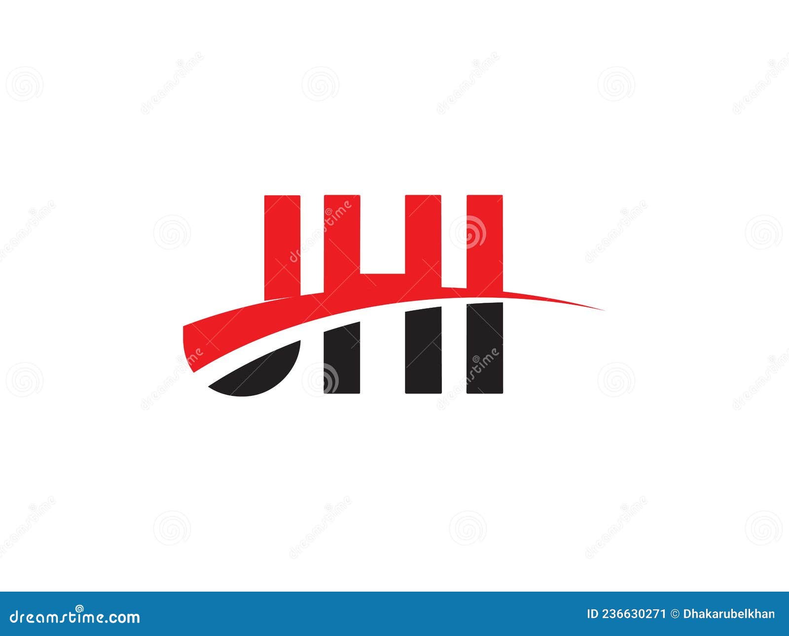 JHI Letter Initial Logo Design Vector Illustration Stock Vector ...