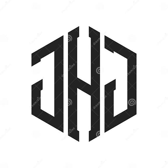 JHJ Logo Design. Initial Letter JHJ Monogram Logo Using Hexagon Shape ...