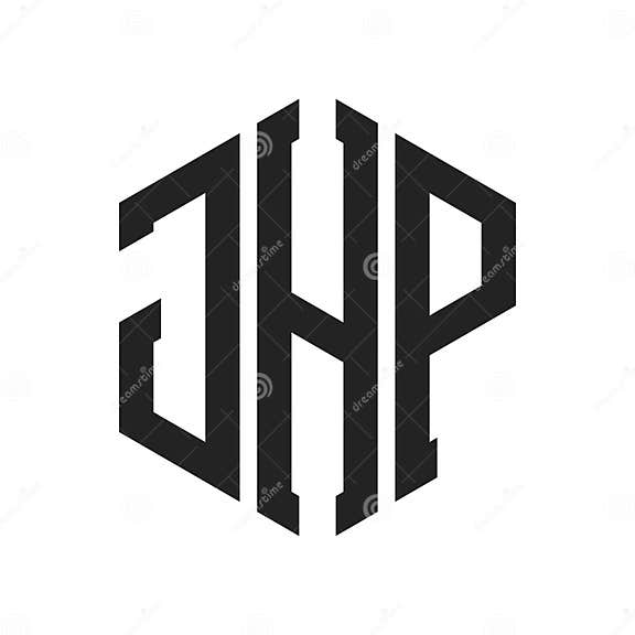 JHP Logo Design. Initial Letter JHP Monogram Logo Using Hexagon Shape ...