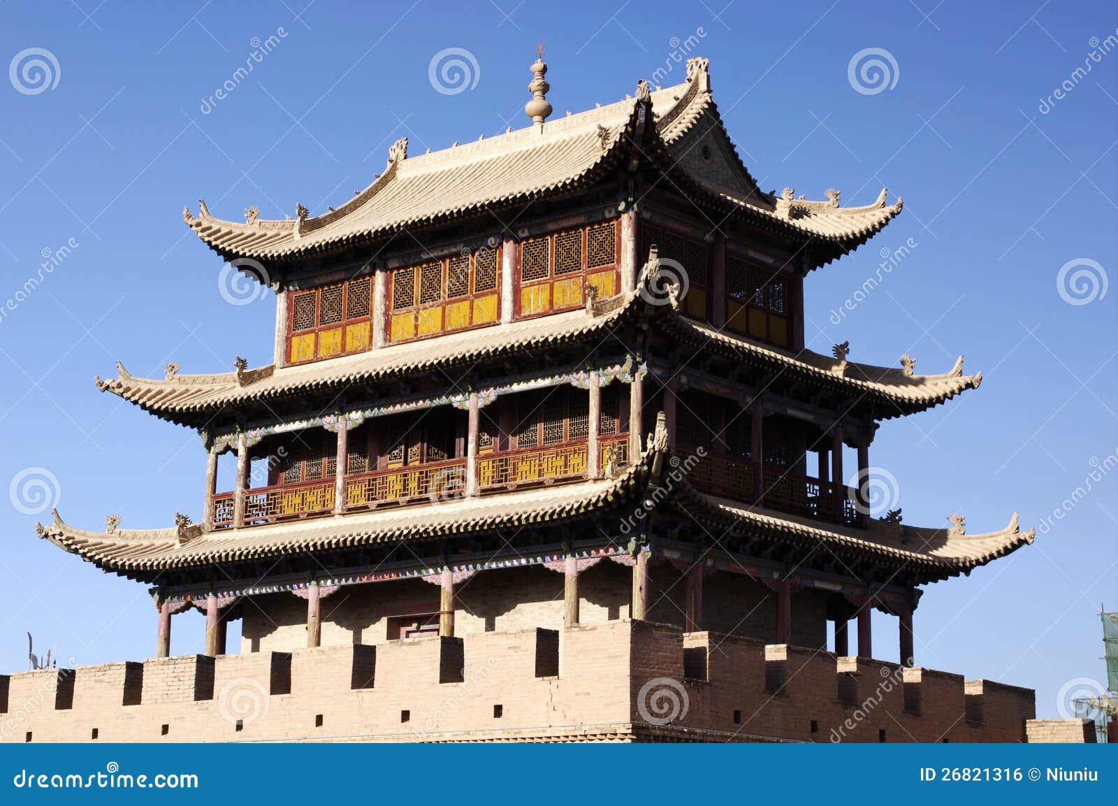 Jiayu Pass stock photo. Image of historical, scenic, jiayu - 26821316