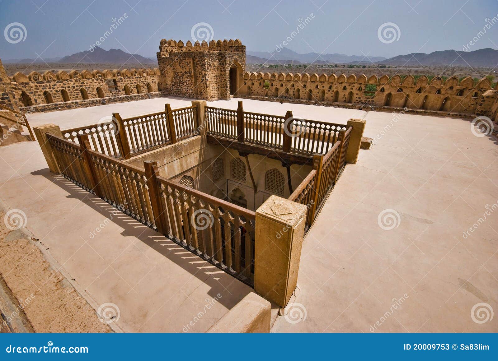 Jibreen Fort stock image. Image of fort, history, historic - 20009753