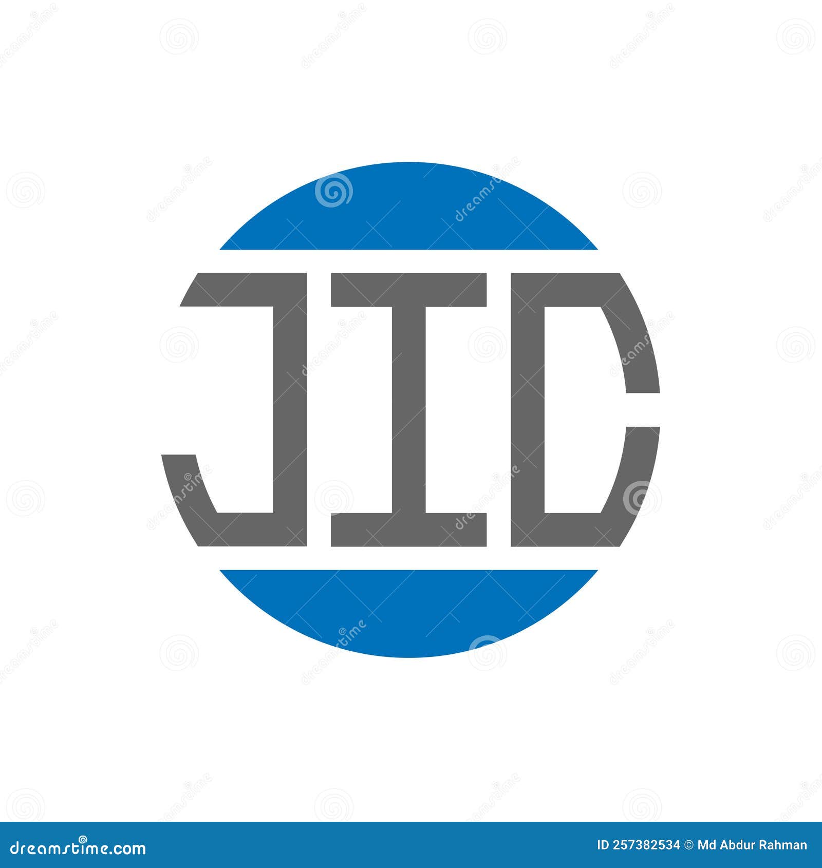 JIC Letter Logo Design on White Background. JIC Creative Initials ...