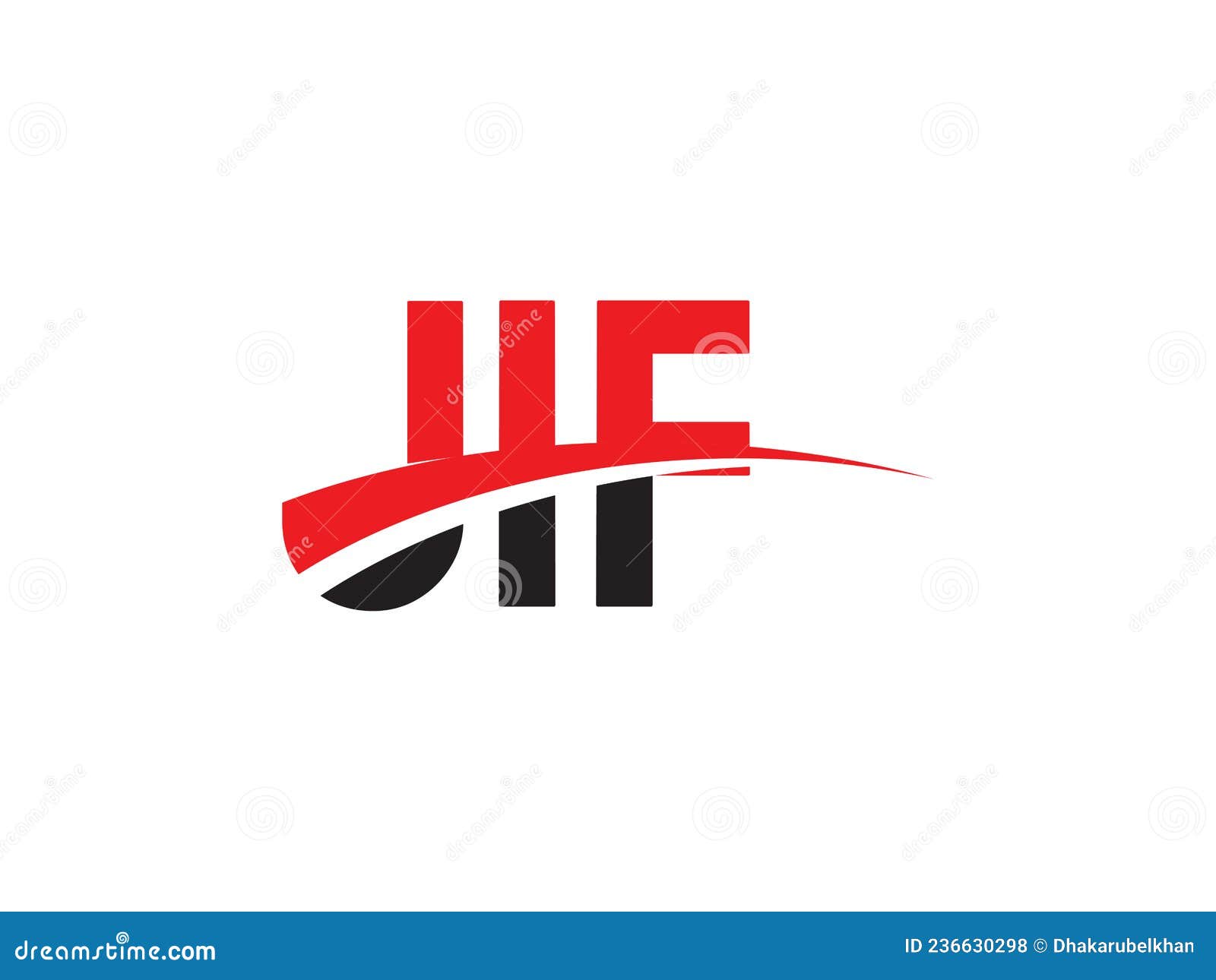 JIF Letter Initial Logo Design Vector Illustration Stock Vector ...