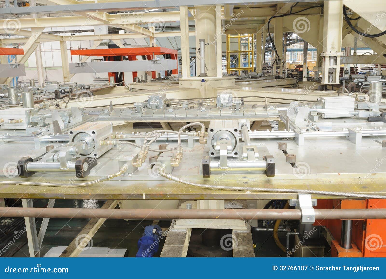 Jig and Fixture for Blow Plastic Machine. Stock Image - Image of ...