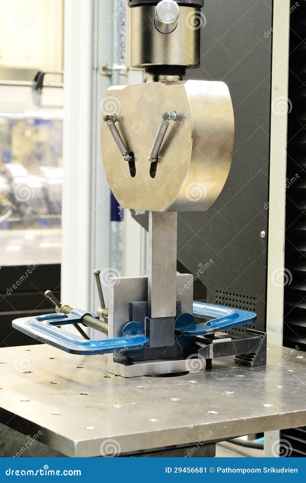 Jig Fixture with C Clamp on Testing Process Stock Image - Image of ...