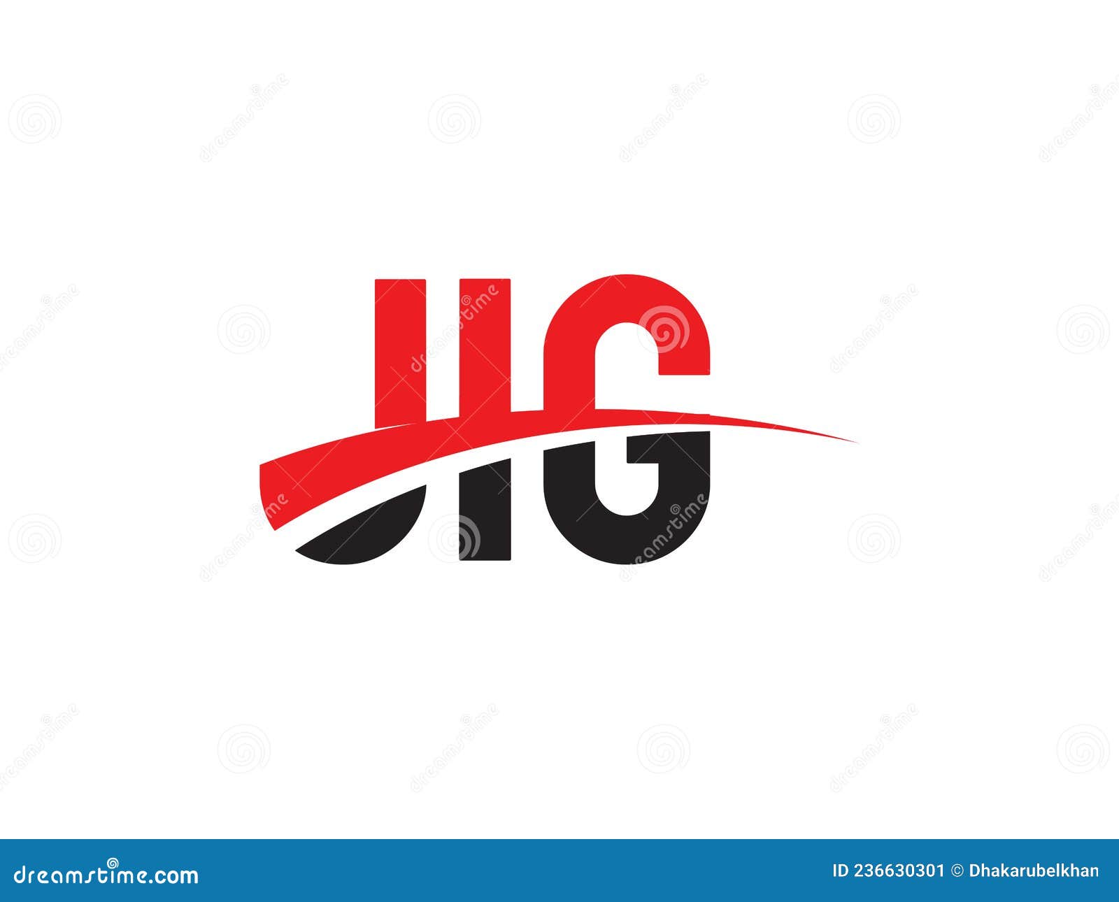 JIG Letter Initial Logo Design Vector Illustration Stock Vector ...