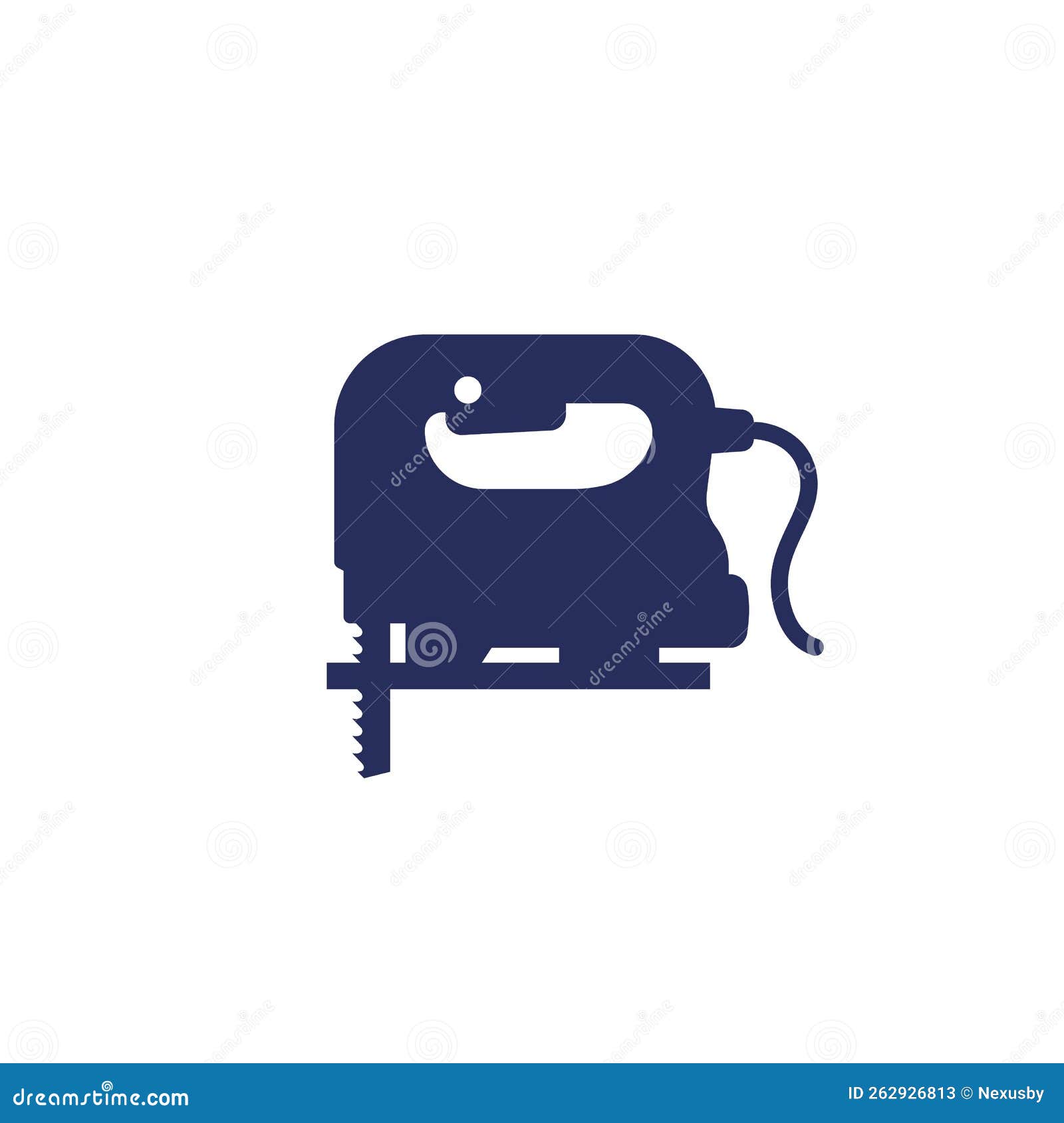 Jig Saw Icon, Electric Tool Vector Stock Vector - Illustration of ...