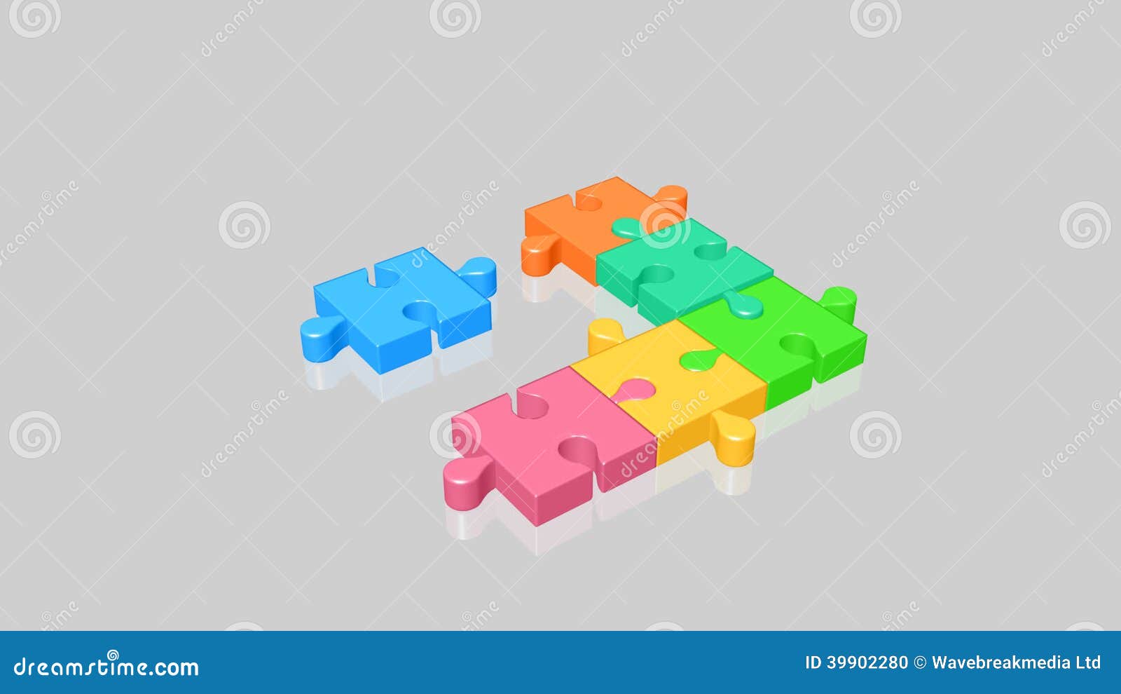 Jig saw puzzle animation stock footage. Video of managed - 39902280