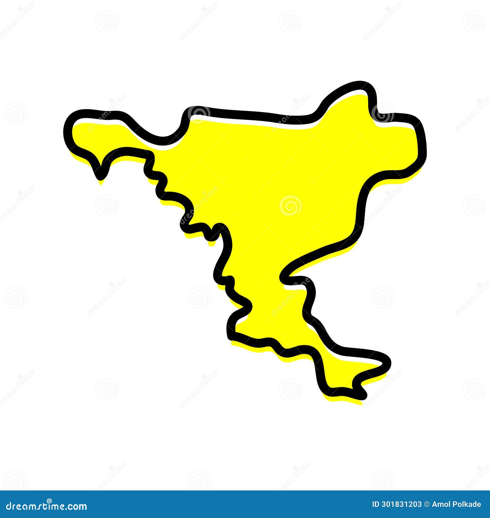 Jigawa State of Nigeria Vector Map Illustration Stock Illustration ...