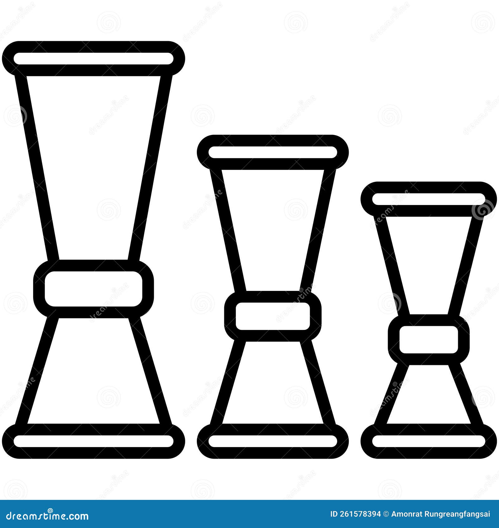 Jigger Icon, Coffee Shop Related Vector Stock Vector - Illustration of ...