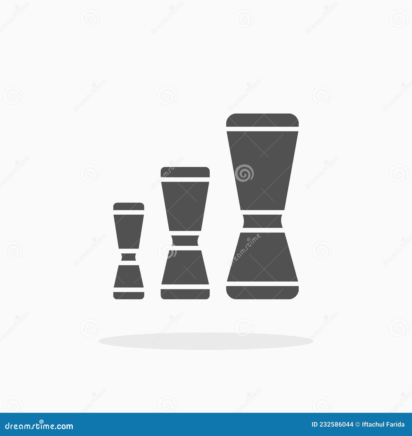 Linear Jigger Icon From Drinks Outline Collection. Thin Line Jigger ...