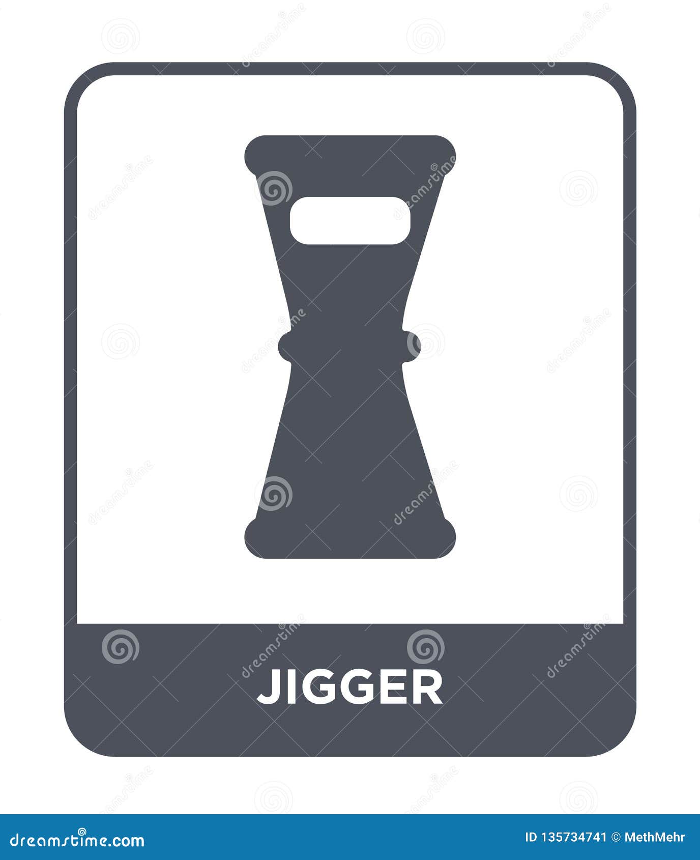 Jigger Icon From Drinks Collection. Vector Illustration | CartoonDealer.com #130328494