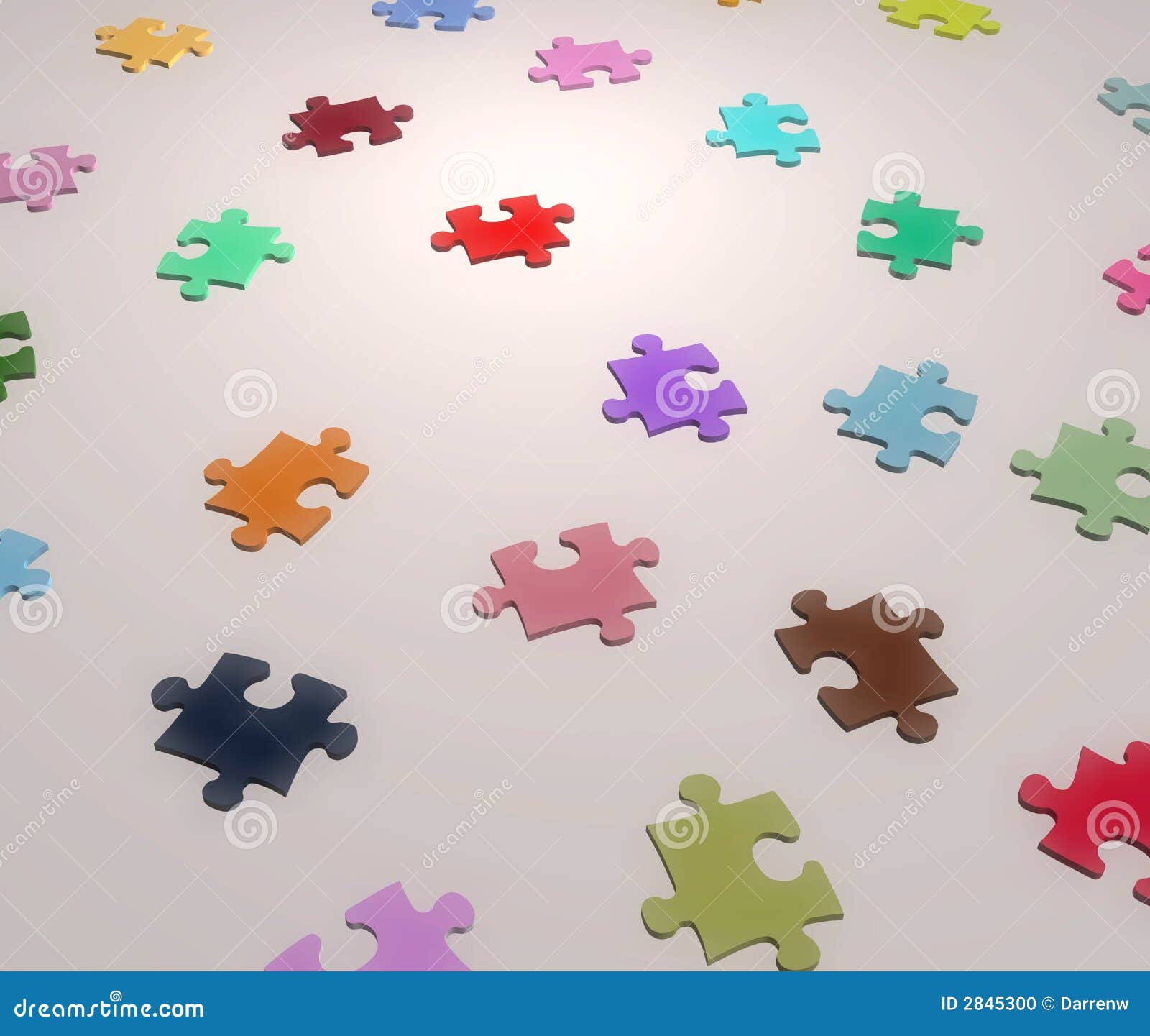 Jigsaw Colors stock illustration. Illustration of graphics - 2845300