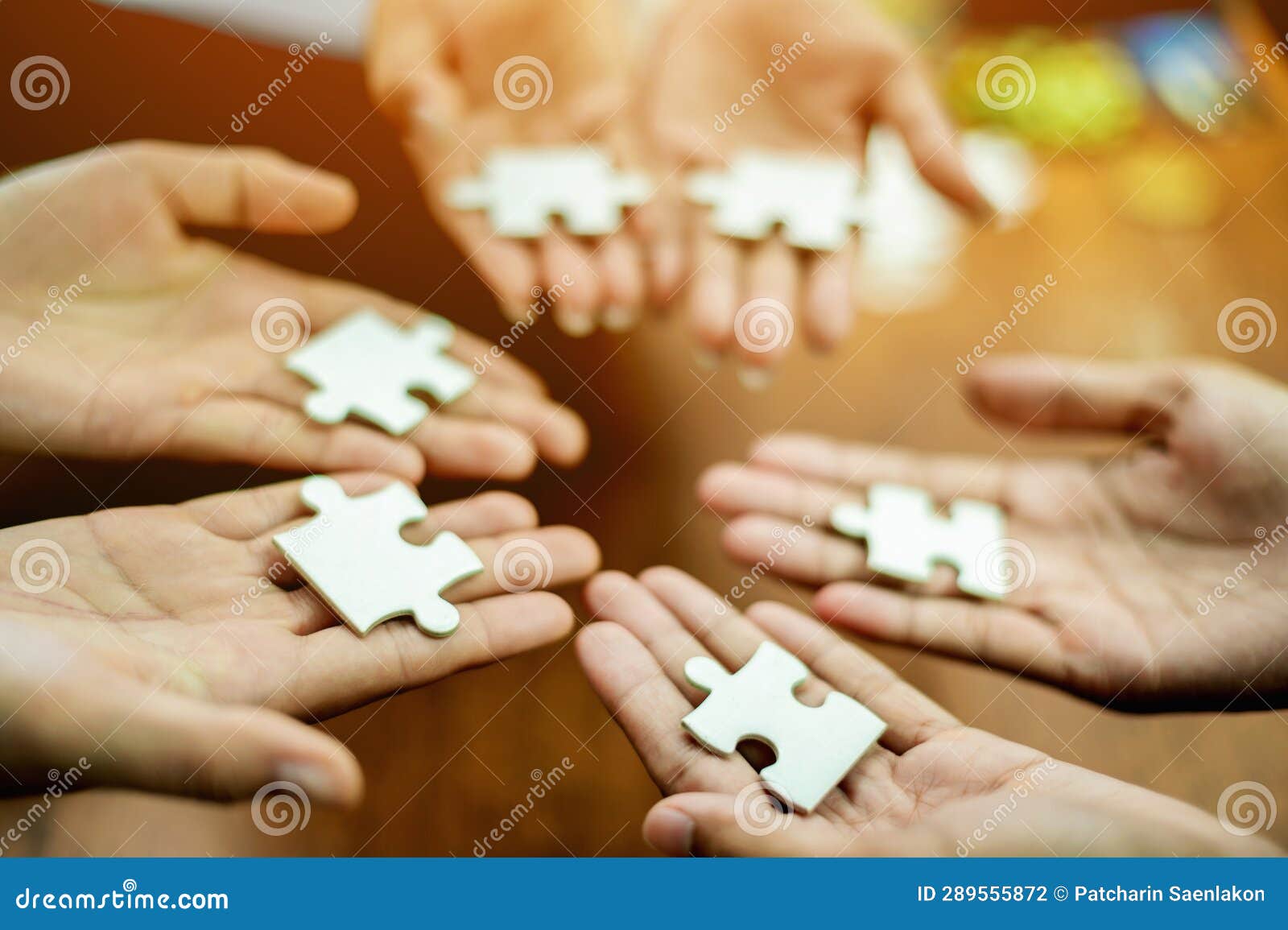 Jigsaw Combines the Energy of Teamwork. the Importance of Working As a ...