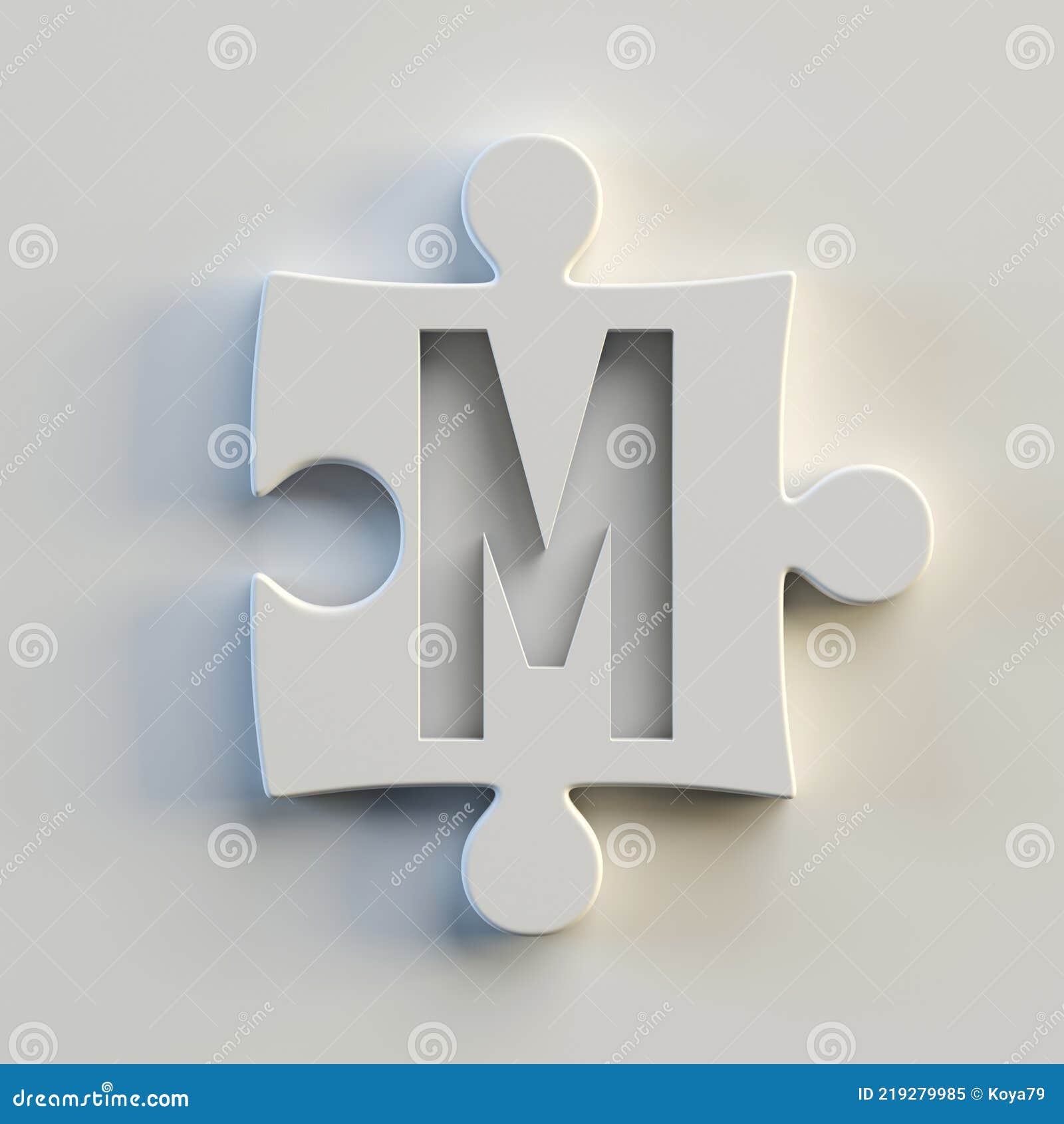 Jigsaw Font 3d Rendering, Puzzle Piece Letter A Royalty-Free ...