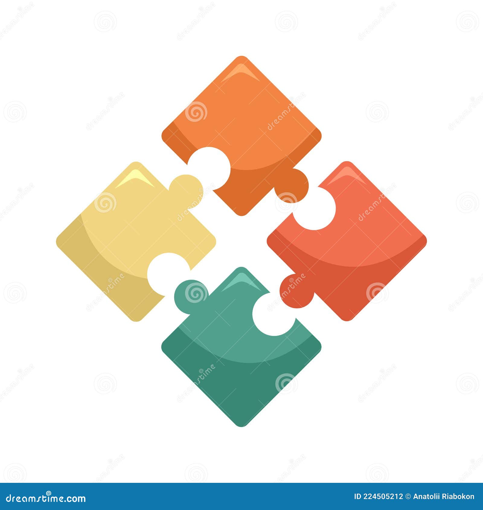 Jigsaw Icon In Trendy Design Style. Jigsaw Icon Isolated On White ...