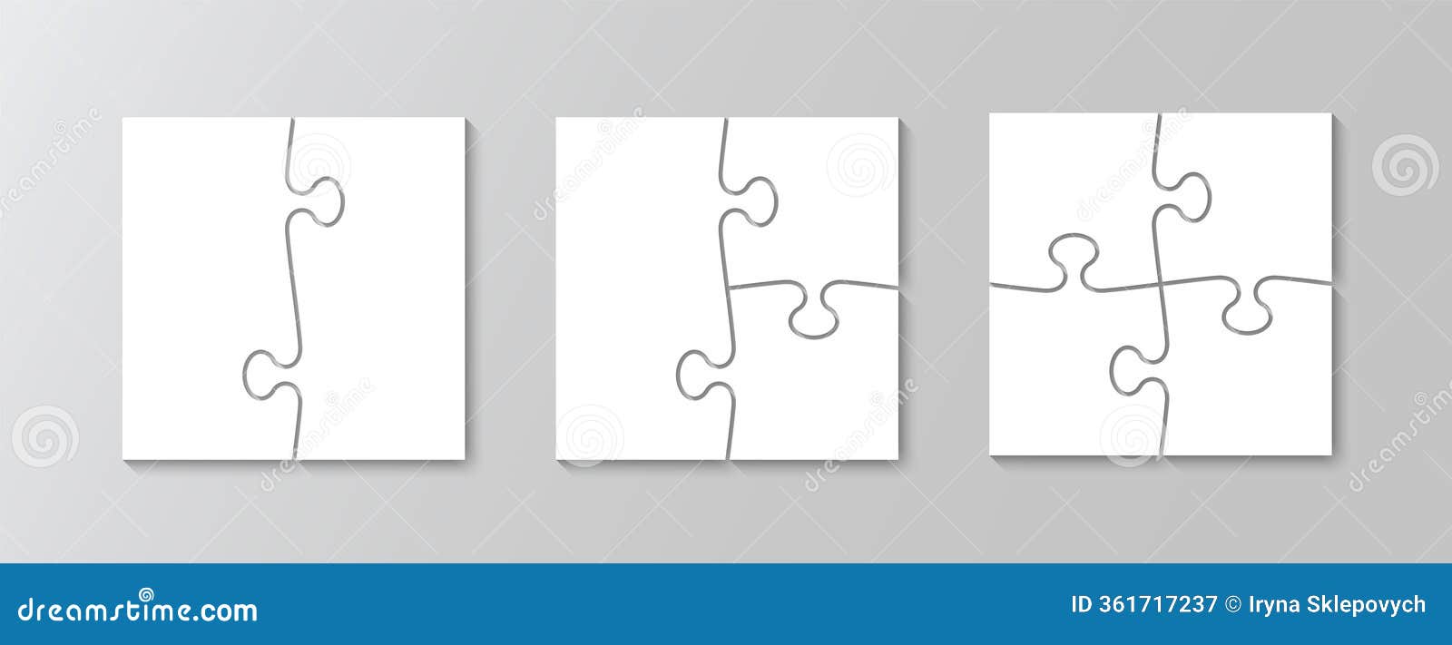Jigsaw Outline Grid 4x3 Elements. Puzzle With 12 Pieces. Portrait ...